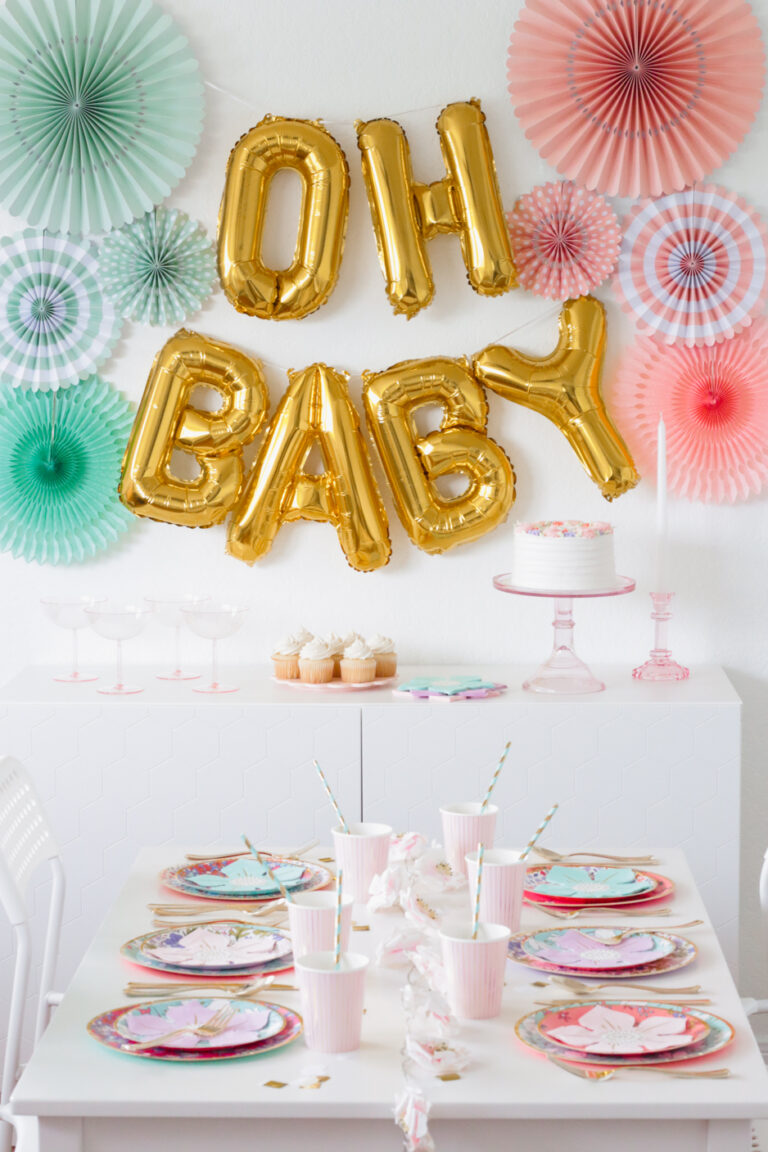A Sweet Spring Baby Shower to welcome a new bundle of joy