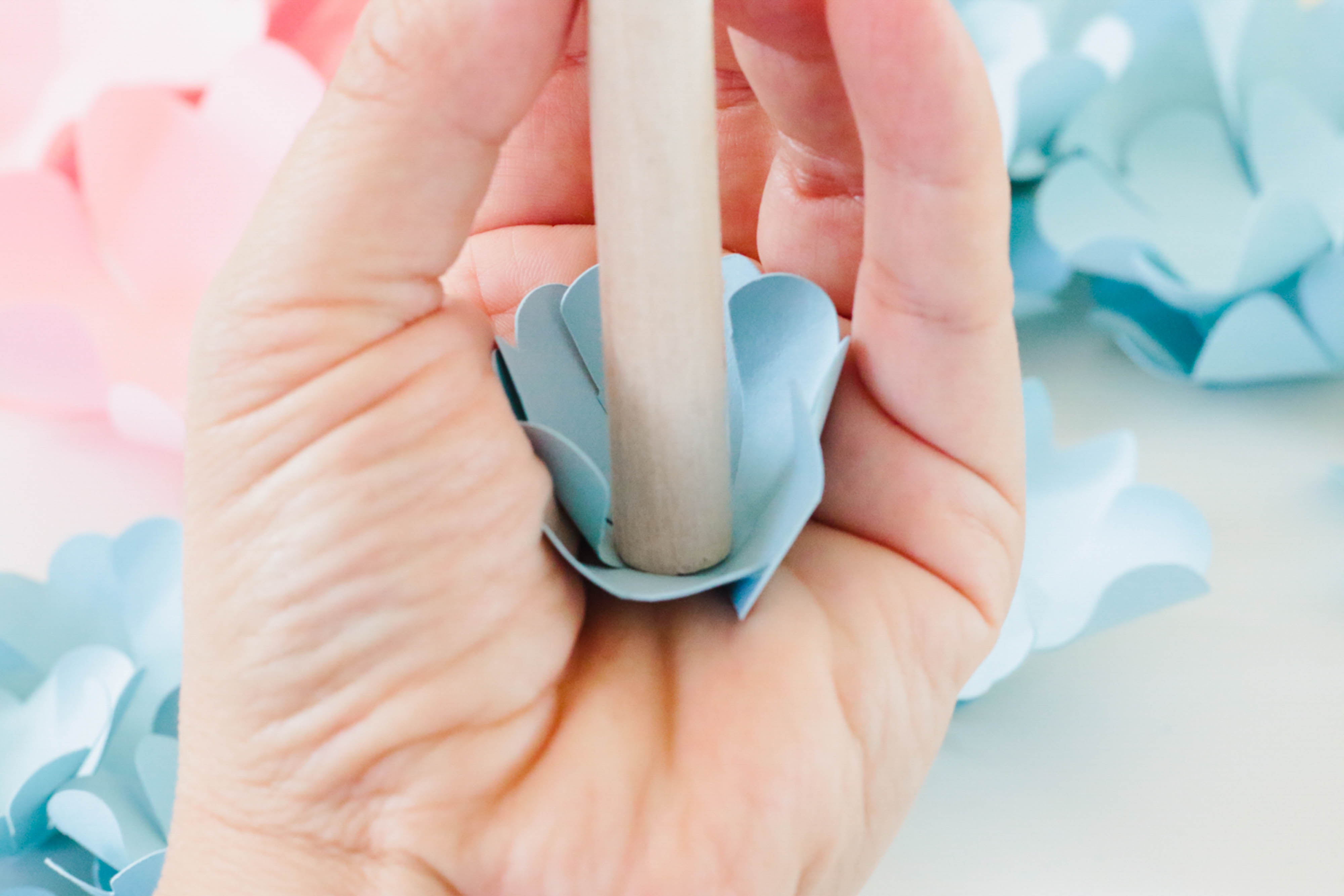 DIY Paper Flower Garland that makes the perfect party or home decor