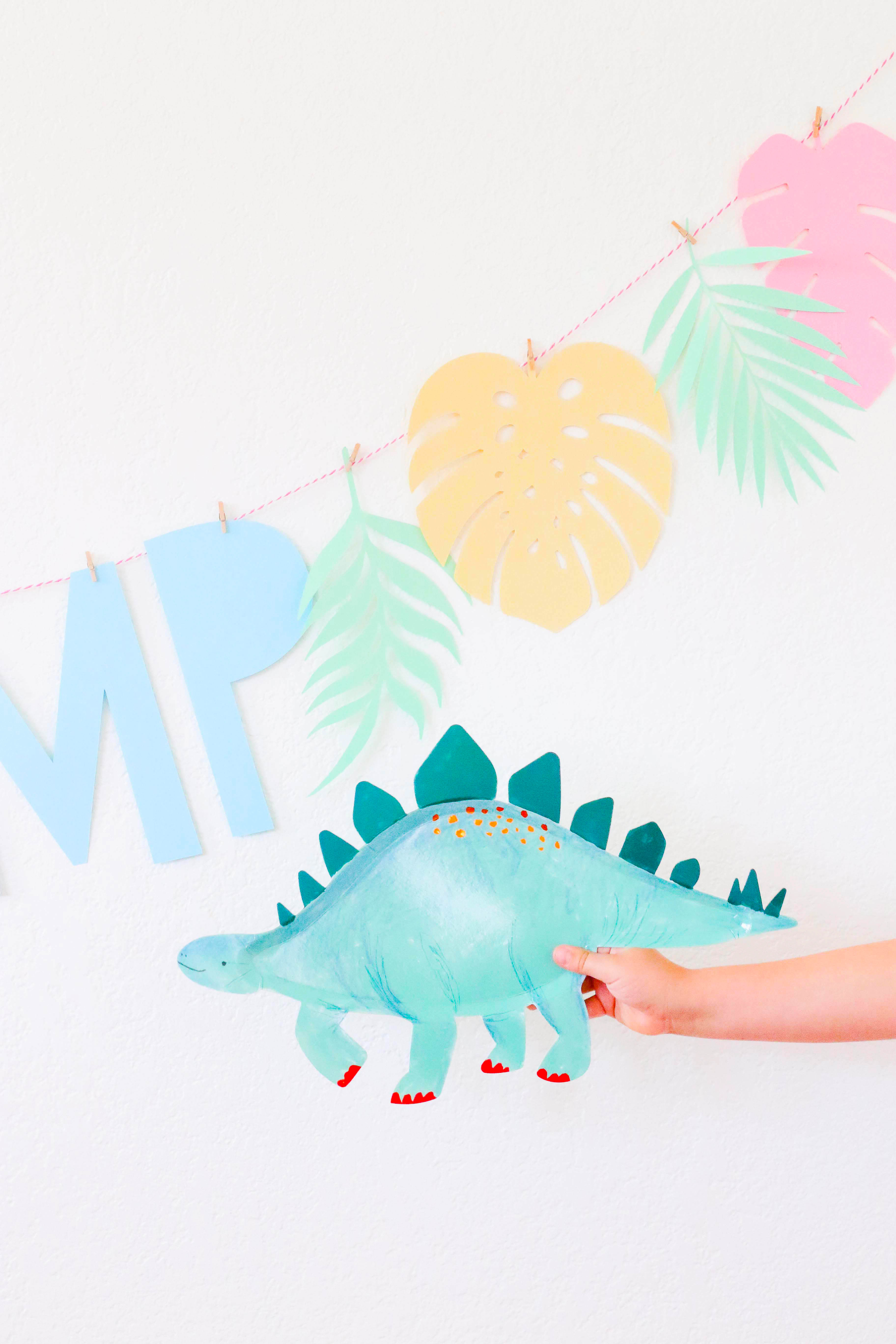 Celebrate At Home: Pastel Dinosaur Party or Play date Ideas