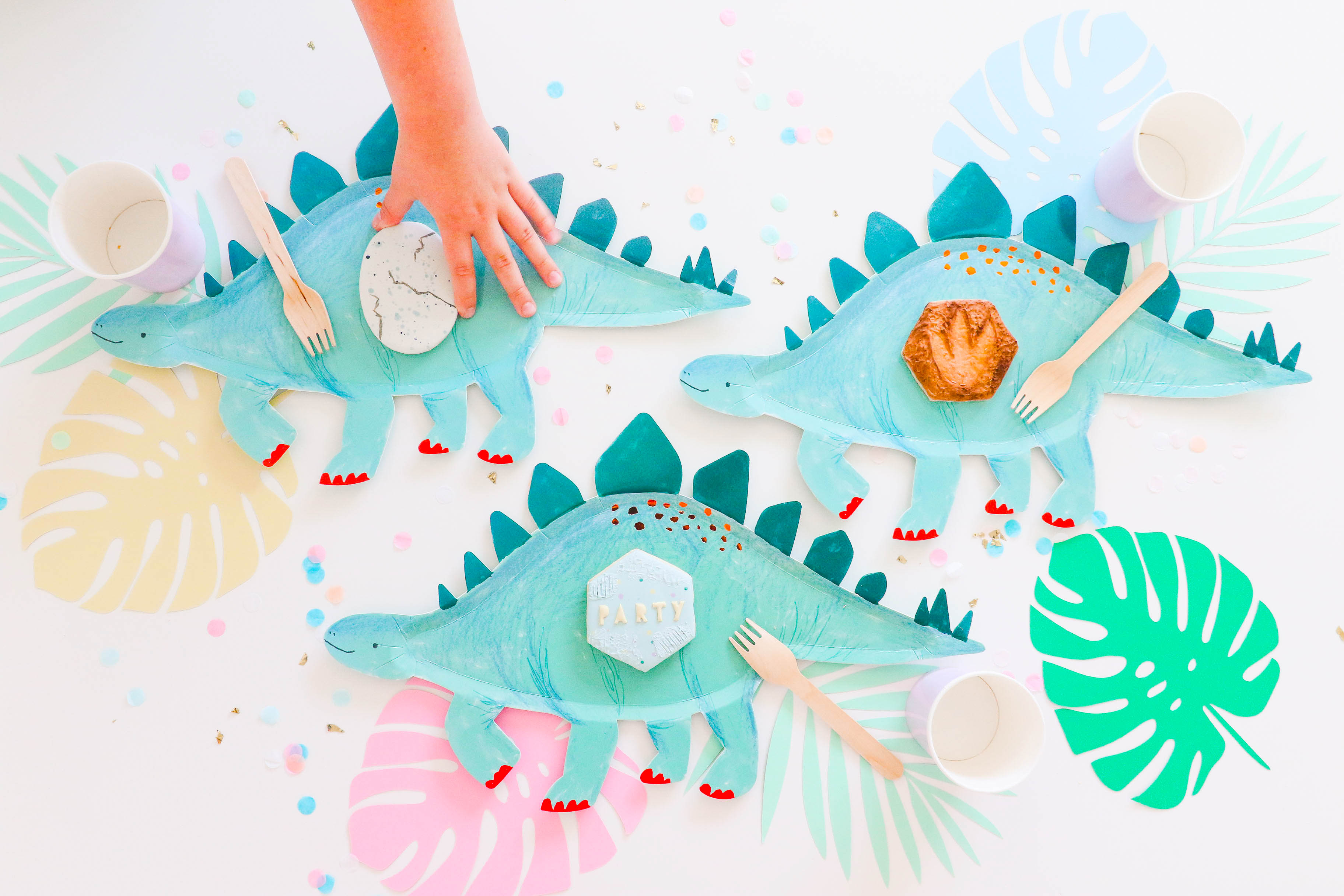 Celebrate At Home: Pastel Dinosaur Party or Play date Ideas