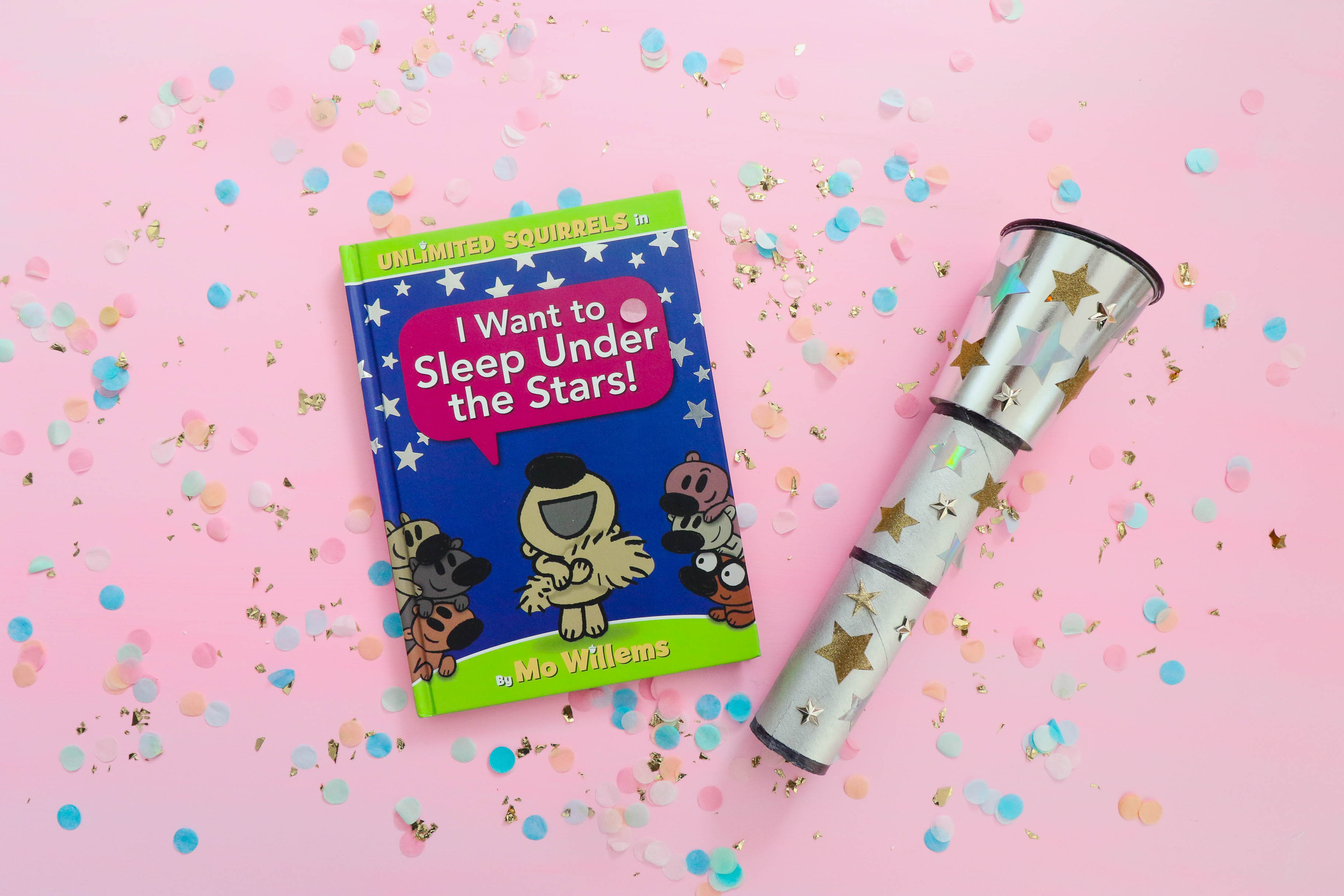 Kids Craft Idea: DIY Telescope inspired by Mo Willems book