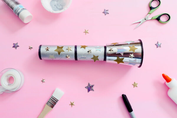 Kids Craft Idea: DIY Telescope inspired by Mo Willems book