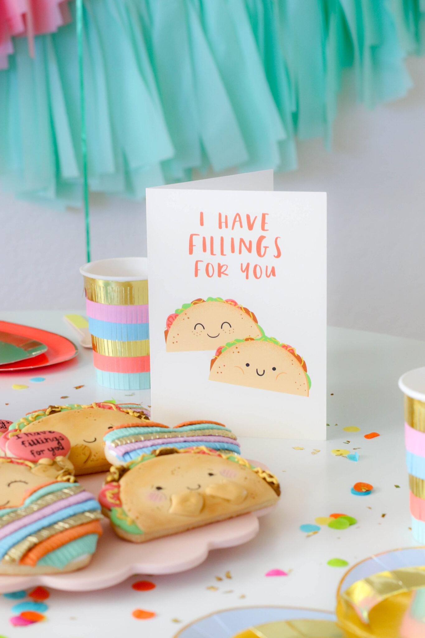 A Taco Themed Valentine's Day Party with a Festive Fiesta Flair...