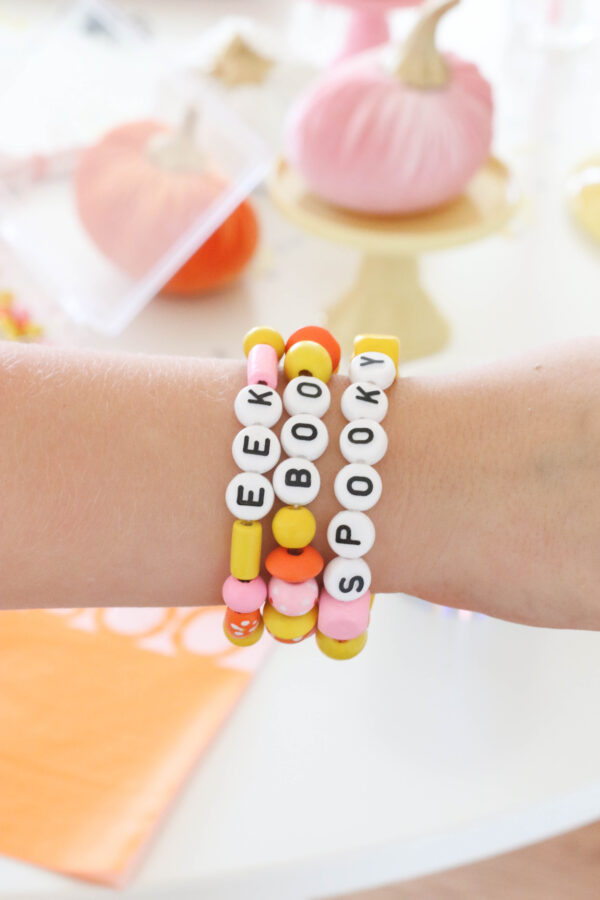 Host a Bracelet Making Halloween Party to Celebrate Fall