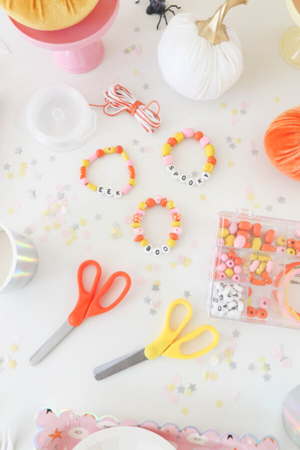 Host a Bracelet Making Halloween Party to Celebrate Fall