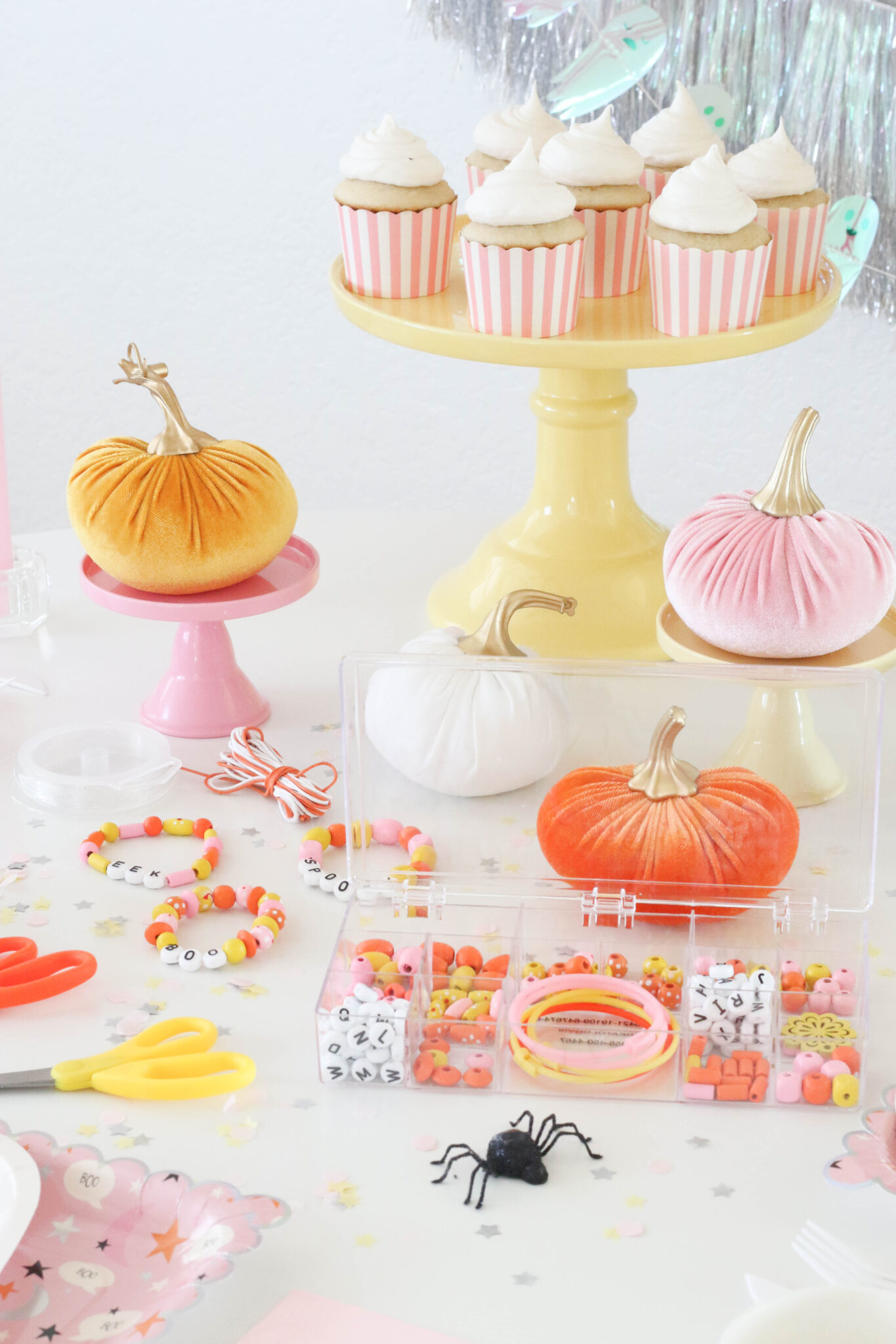 Host a Bracelet Making Halloween Party to Celebrate Fall