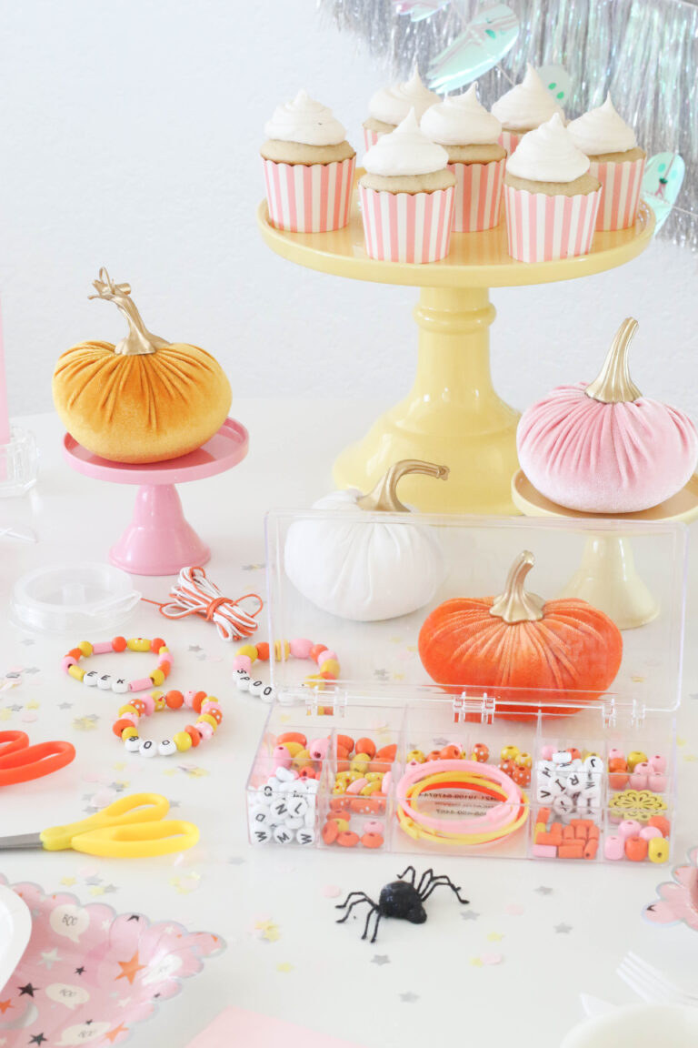 Host a Bracelet Making Halloween Party to Celebrate Fall