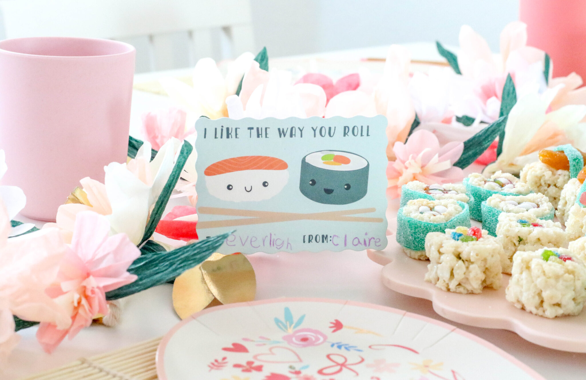 I Like The Way You Roll: The Sweetest Kids Sushi Party Ideas