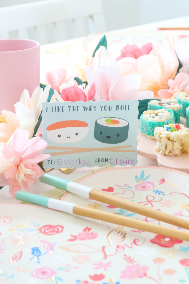 I Like The Way You Roll: The Sweetest Kids Sushi Party Ideas