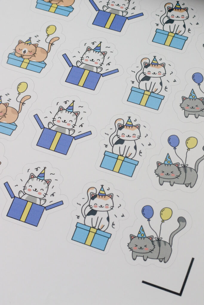 DIY Kitty Stickers With My Cricut Joy Xtra